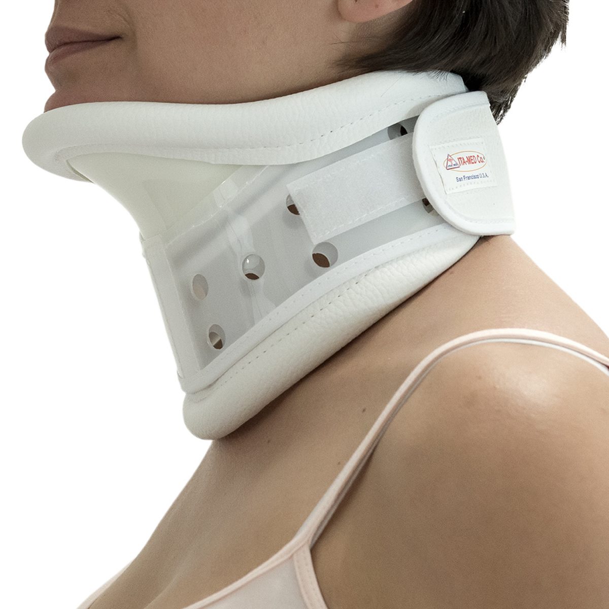 ITA-MED Style CC-265 Rigid Plastic Cervical Collar with Chin Support ...